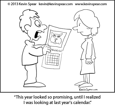 Cartoon: Promising New Year - Kevin H. Spear